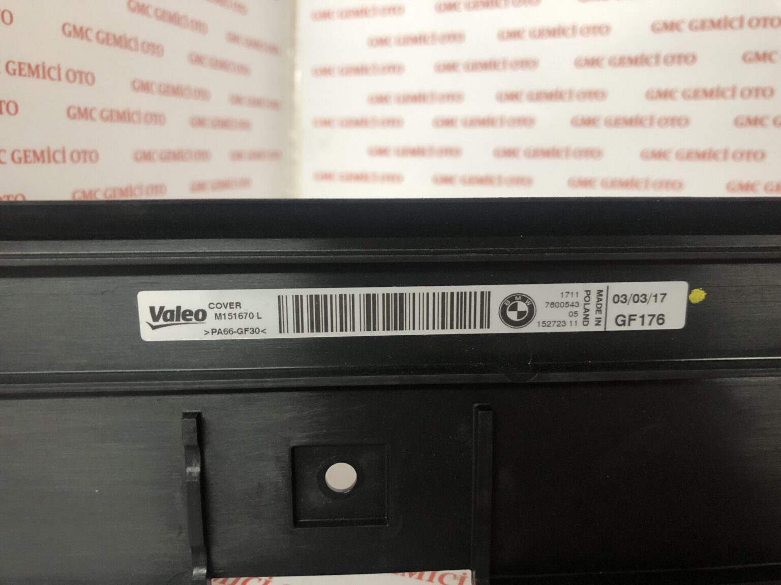 17117600543 BMW F20 F30 ÜST RADYATÖR BAKALİTİ 'ORJİNAL' - GMC GEMİCİ OTO